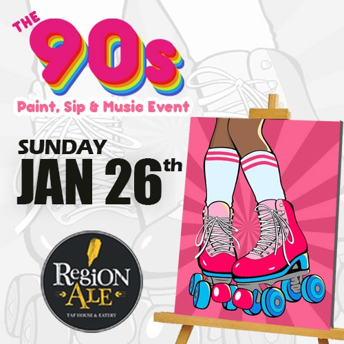 The 90s Throw-Back Paint, Sip and Music Event | Brushes Paint & Sip Events